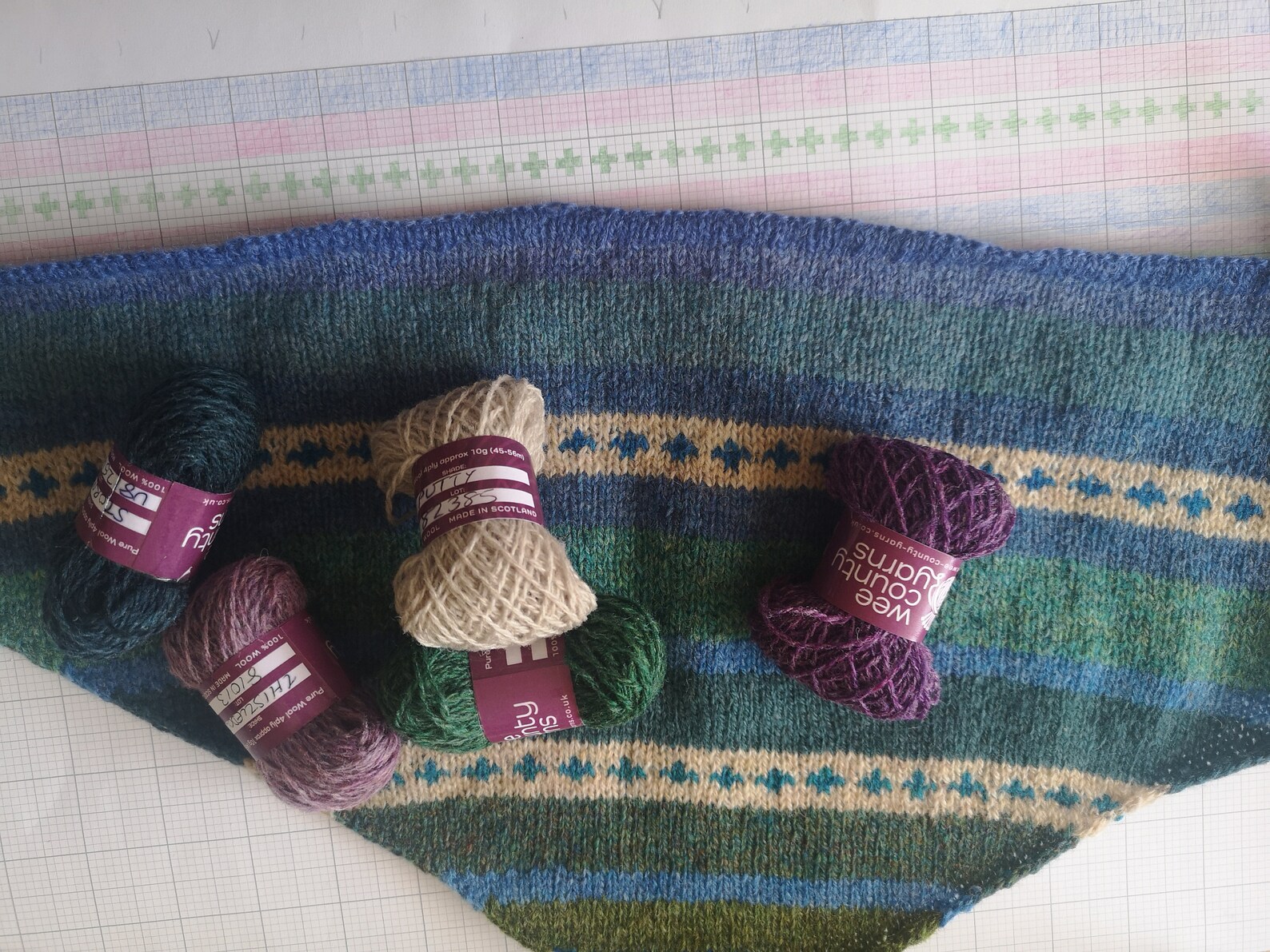 St Ives Scarf PATTERN ONLY - a Simple Handknit Pattern - Printed as an ...