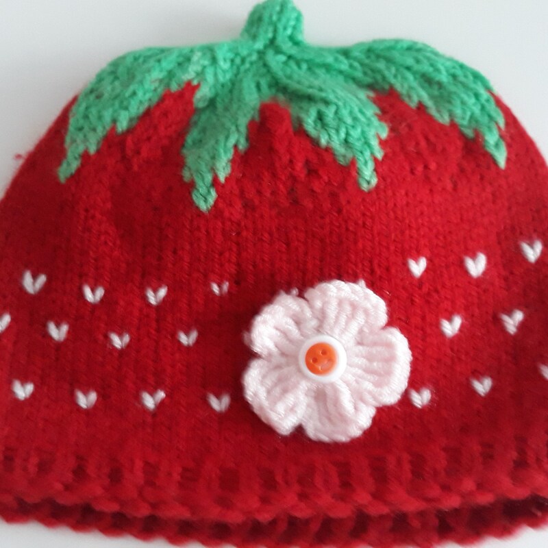 Strawberry Hat - Etsy