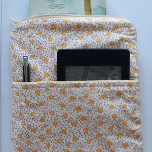 Book Sleeve, Booksleeve With Pocket, Book Bag, Book Protector, Fabric ...