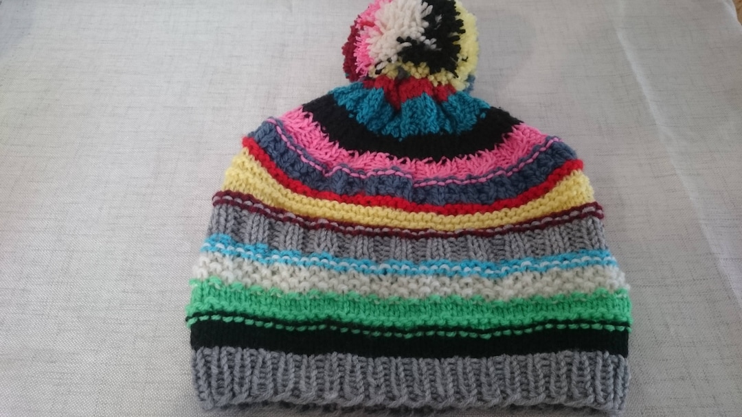 Wool Hat Beanie, Knit Wool Beanie, Winter Knit Hats, Knitted Winter ...