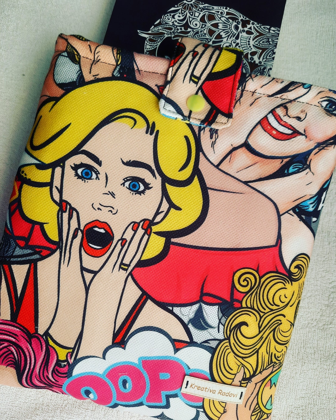 Girl Power Book Sleeve Book Sleeve Padded Book Cover Book - Etsy