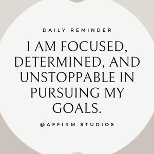 Affirmation Cards Goal Getter - 30 Motivational Messages for Success ...