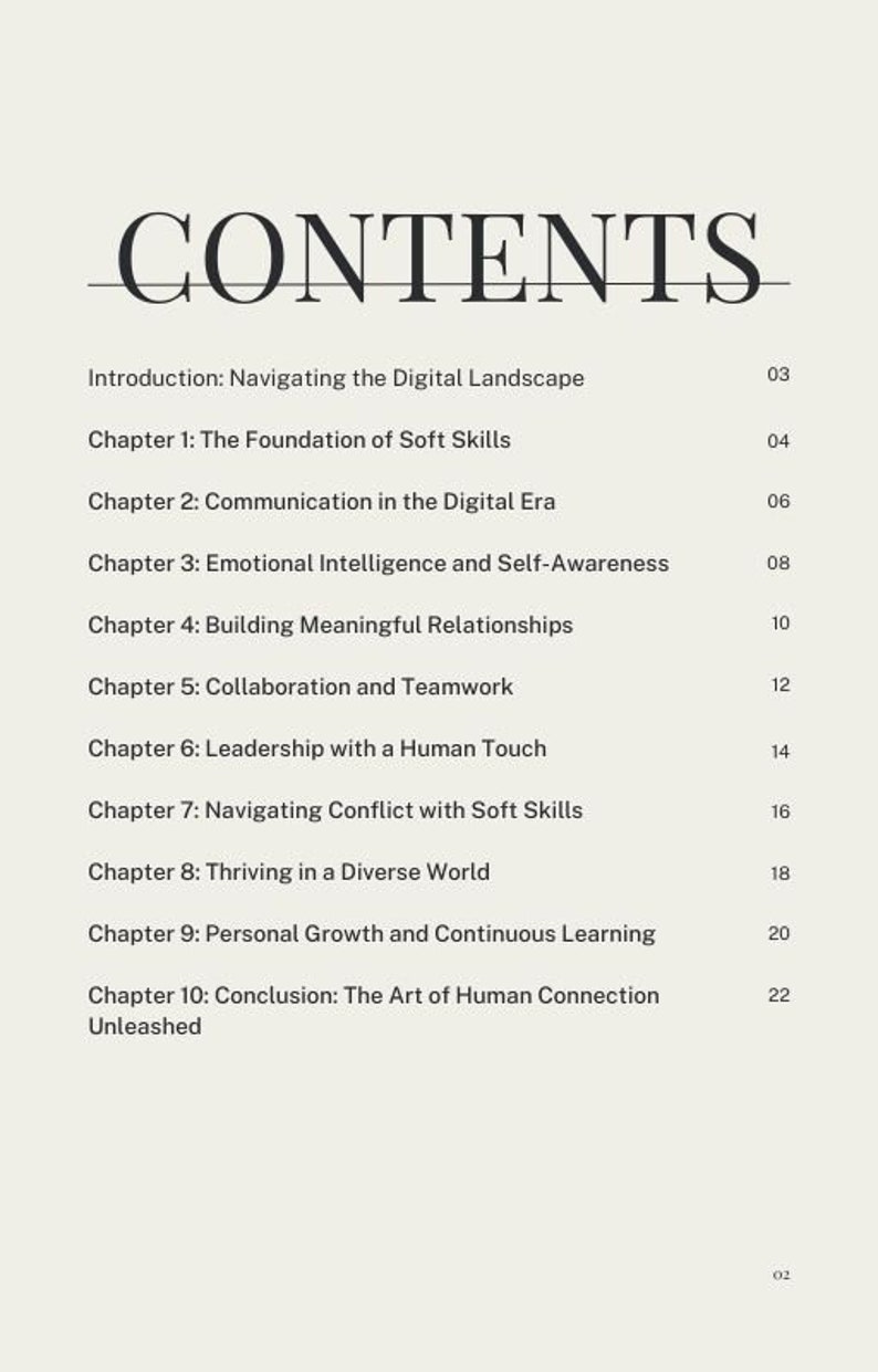 Discover the Art of Human Connection Ebook - Master Soft Skills in the ...