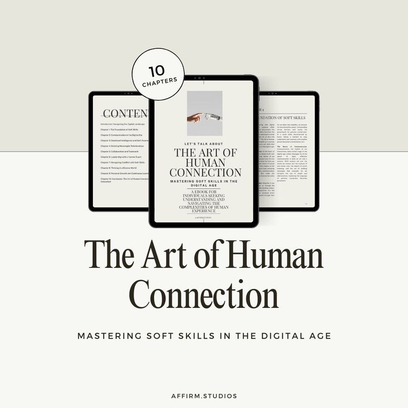 Discover the Art of Human Connection Ebook - Master Soft Skills in the ...