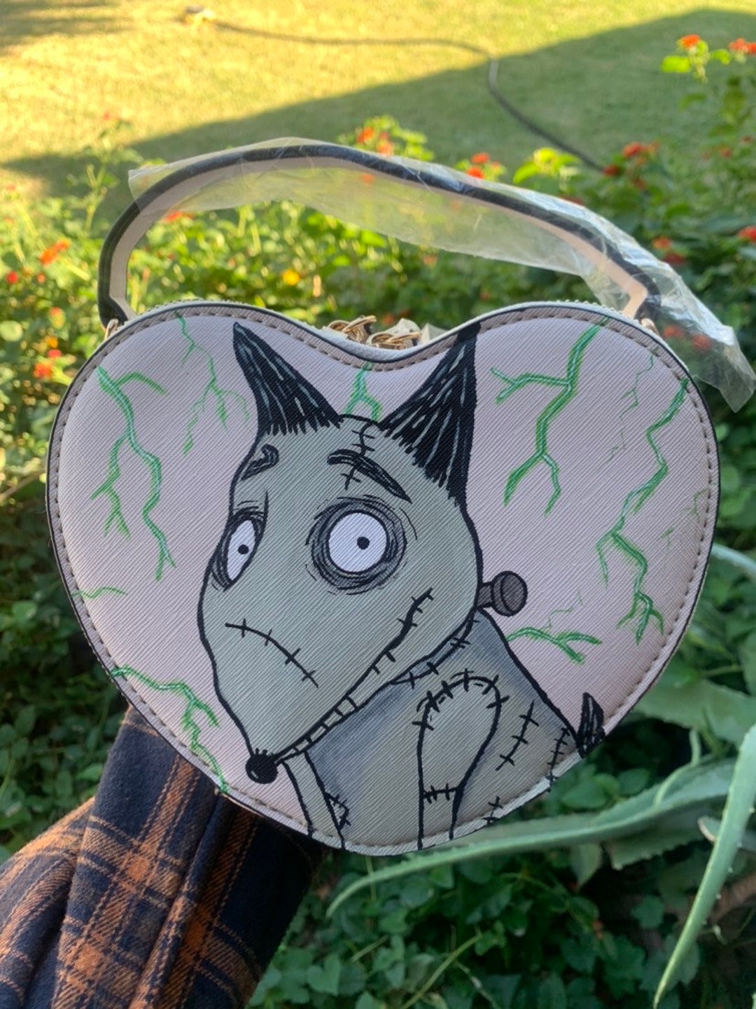 Sparky Hand Painted Heart Bag - Etsy