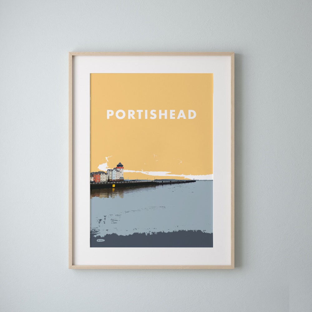 Portishead Travel Print - Etsy UK