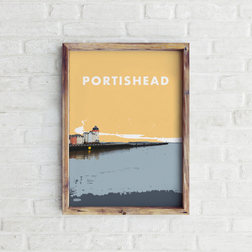 Portishead Travel Print - Etsy UK