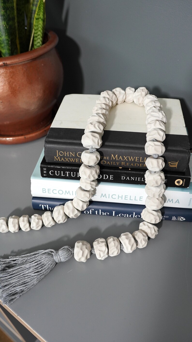 Clay Decorative Beads/ Clay Garland/ Clay Home Decor/ Hand-made ...