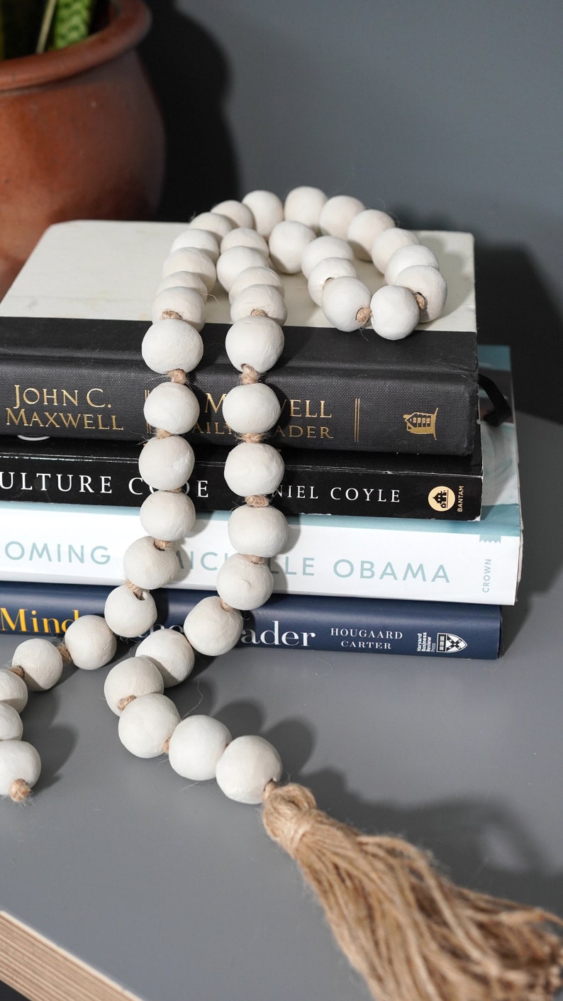 Clay Decorative Beads/ Clay Garland/ Clay Home Decor/ Hand-made ...