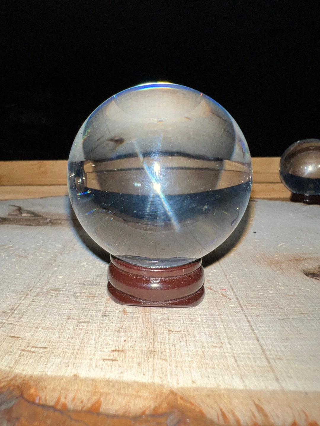 50mm Glass Crystal Balls - Etsy