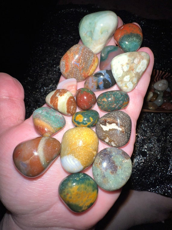 Tumbled Fancy Jasper - Etsy
