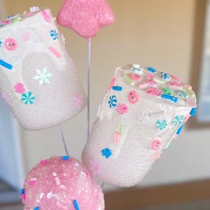 Pastel Christmas Picks, Candyland Pick, Pink Christmas Picks, Christmas ...