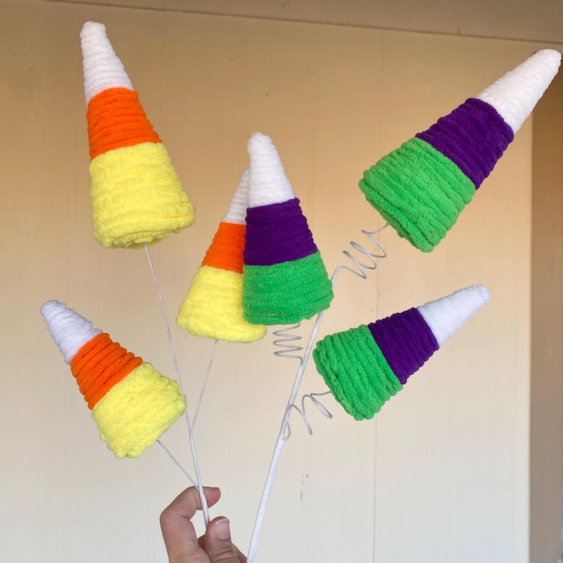 Candy Corn Picks - Etsy