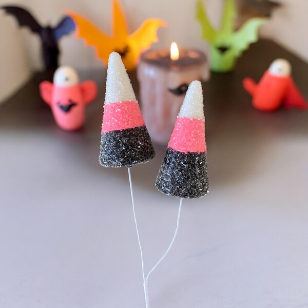 Candy Corn Picks - Etsy