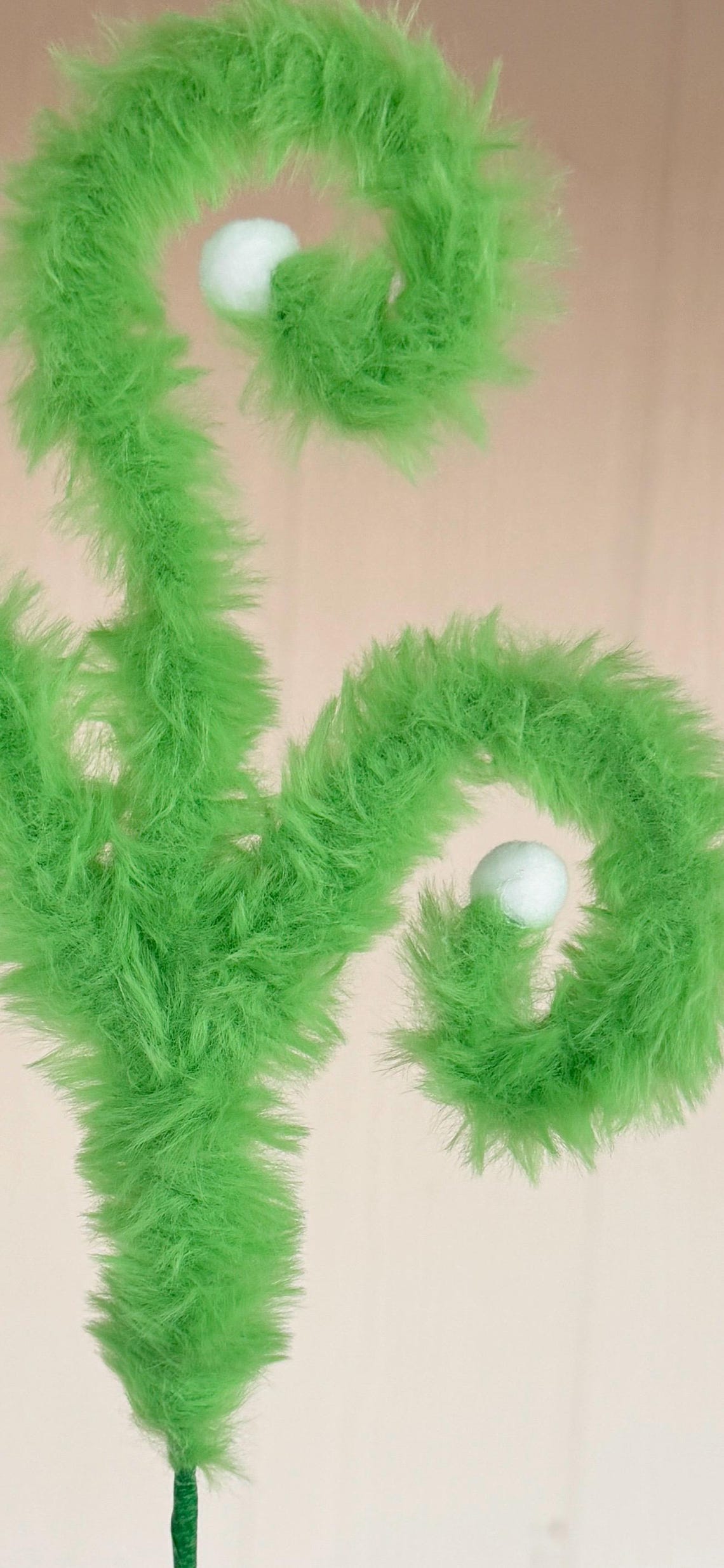 2pcs Green Christmas Picks, Green Furry Picks, Green Fuzzy Pick, Grinch ...