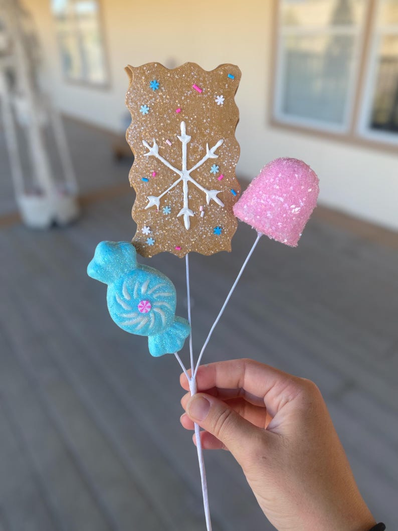 Pastel Christmas Picks, Candyland Pick, Pink Christmas Picks, Christmas ...