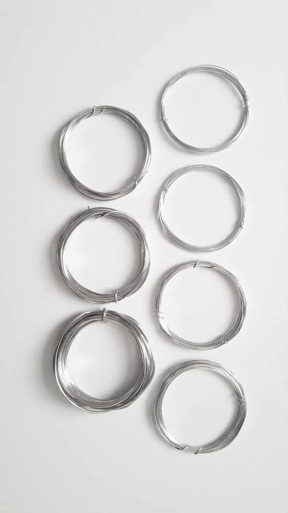 Aluminium Modelling Wire Craft Set Jewellery Making 3 Metres - Etsy UK