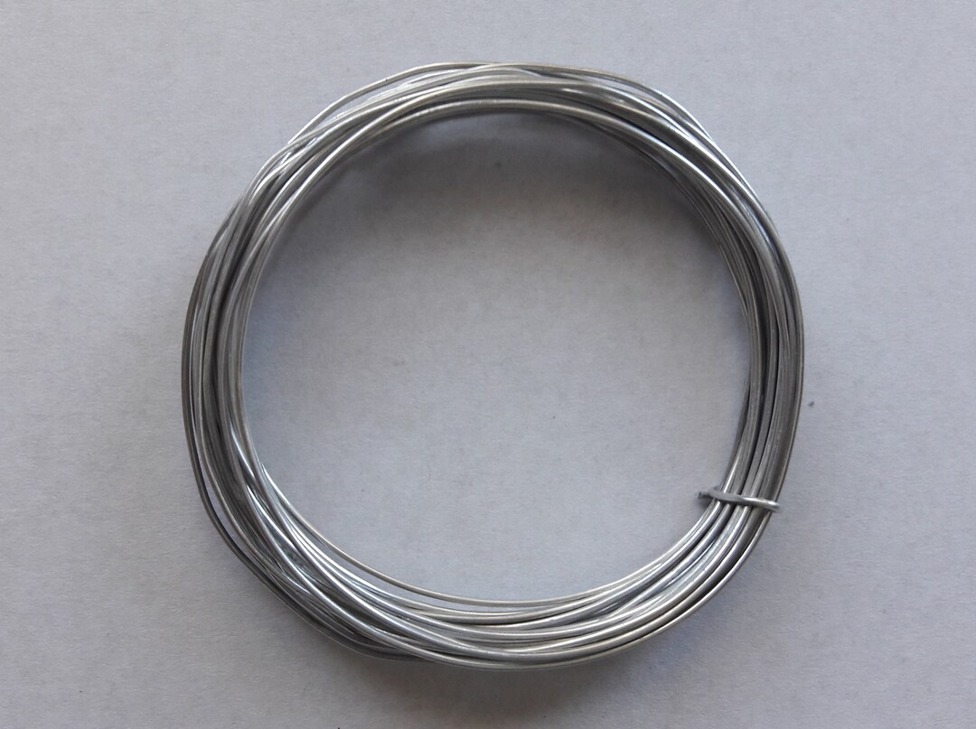 Aluminium Craft Wire 6 Metres of 1mm Modelling Craft Florist Jewellery ...