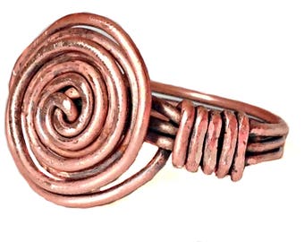 Antique copper ring | Etsy