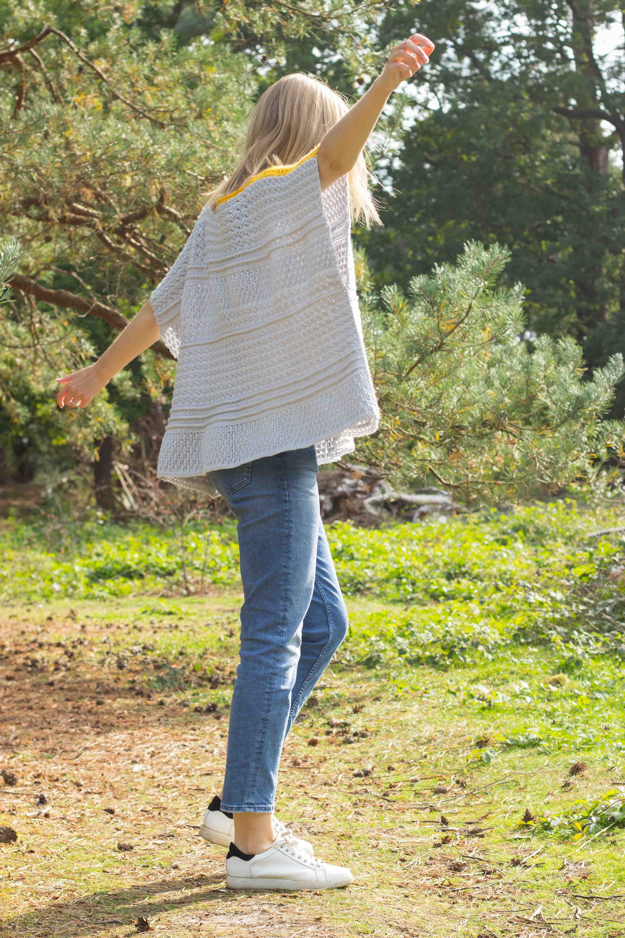 Lichen It Poncho Crochet Pattern, Crochet Jumper Pattern, Crochet ...
