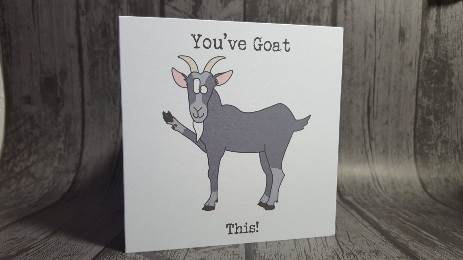 You've Got This Funny Animal Goat Pun Motivational - Etsy UK