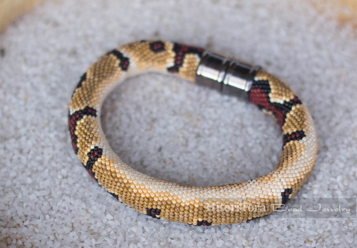 PDF Pattern for Beaded Crochet Bracelet Seed Bead Crochet - Etsy