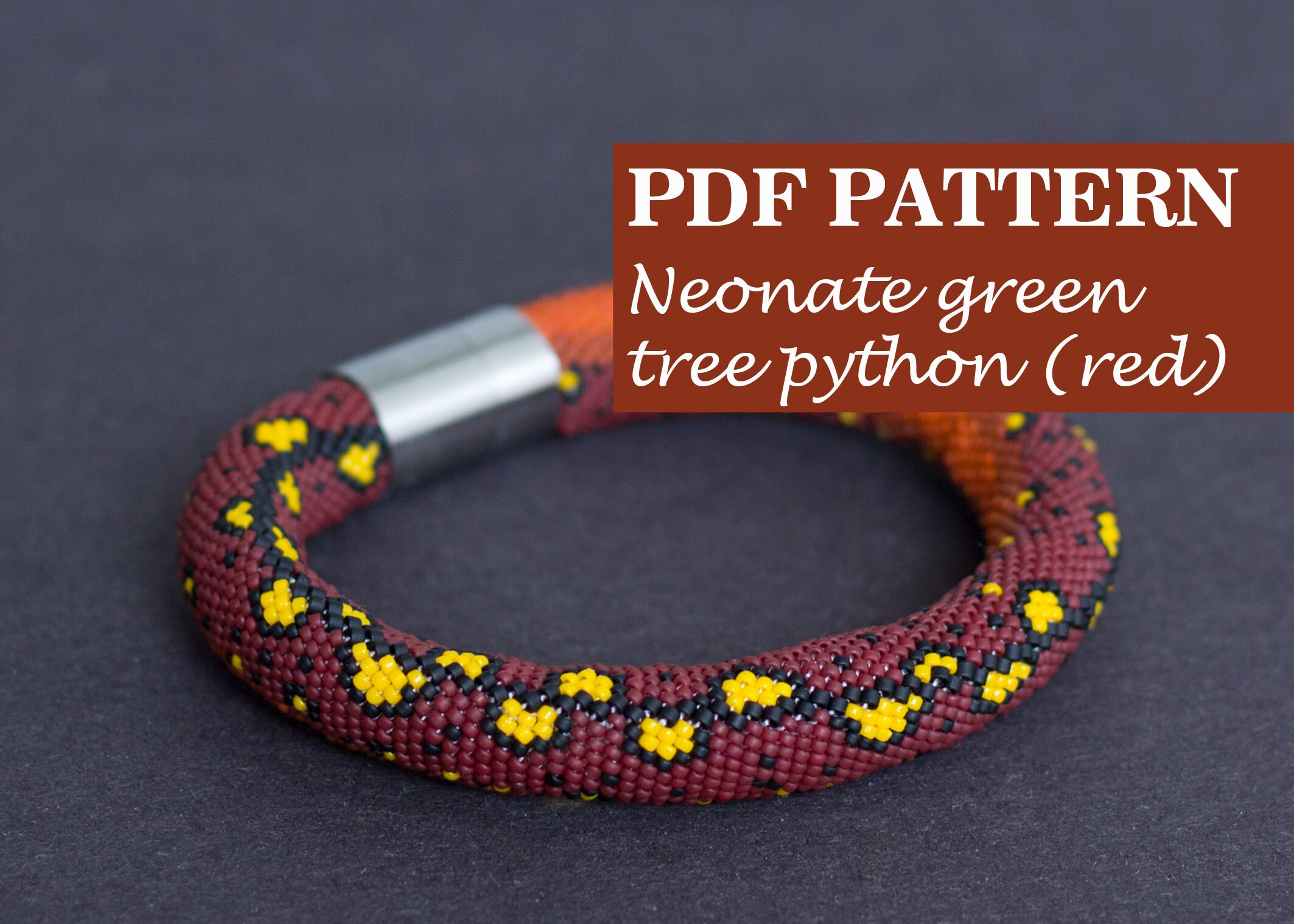 PDF Pattern for Beaded Crochet Bracelet Seed Bead Crochet - Etsy