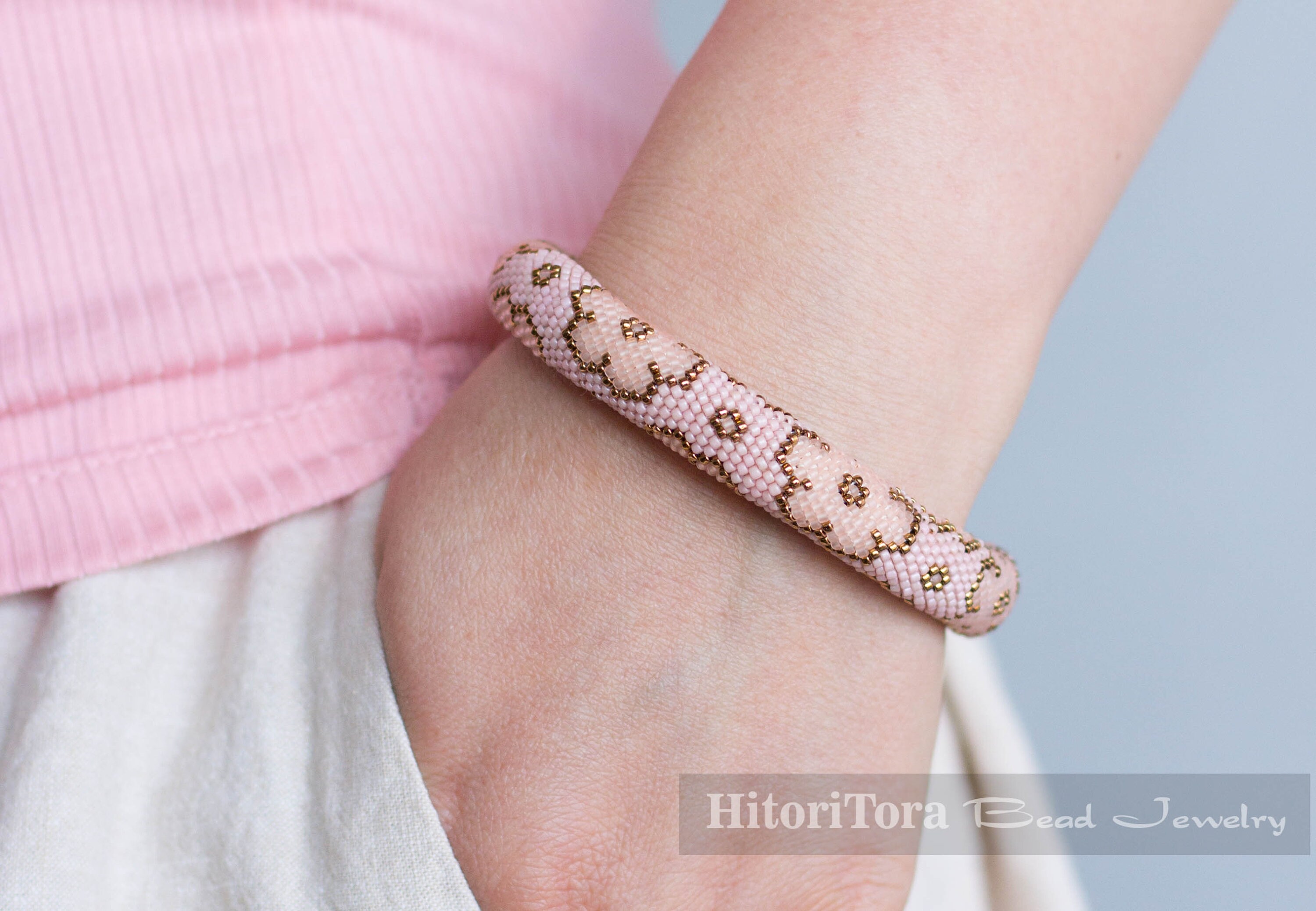 PDF Pattern for Beaded Crochet Bracelet Seed Bead Rope - Etsy