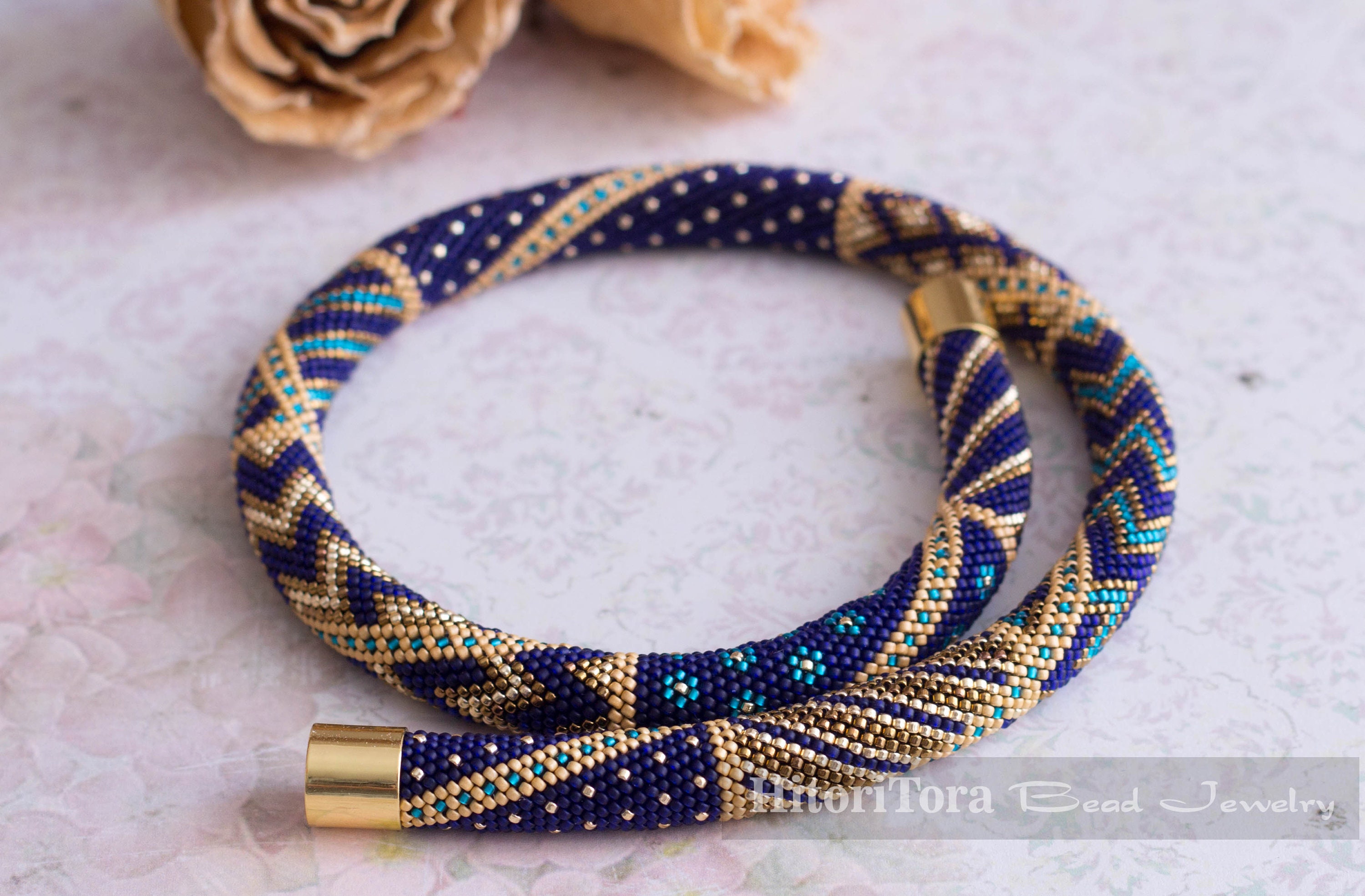 PDF Pattern for Beaded Crochet Necklace Seed Bead Crochet - Etsy