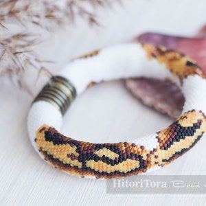 PDF Pattern for Beaded Crochet Bracelet - Seed Bead Crochet Rope ...