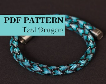 PDF Pattern for Beaded Crochet Necklace Seed Bead Crochet | Etsy