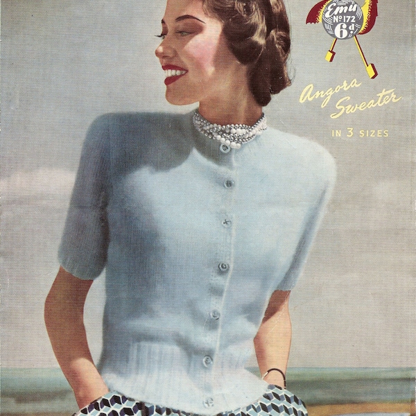 Angora Sweater Vintage - Etsy