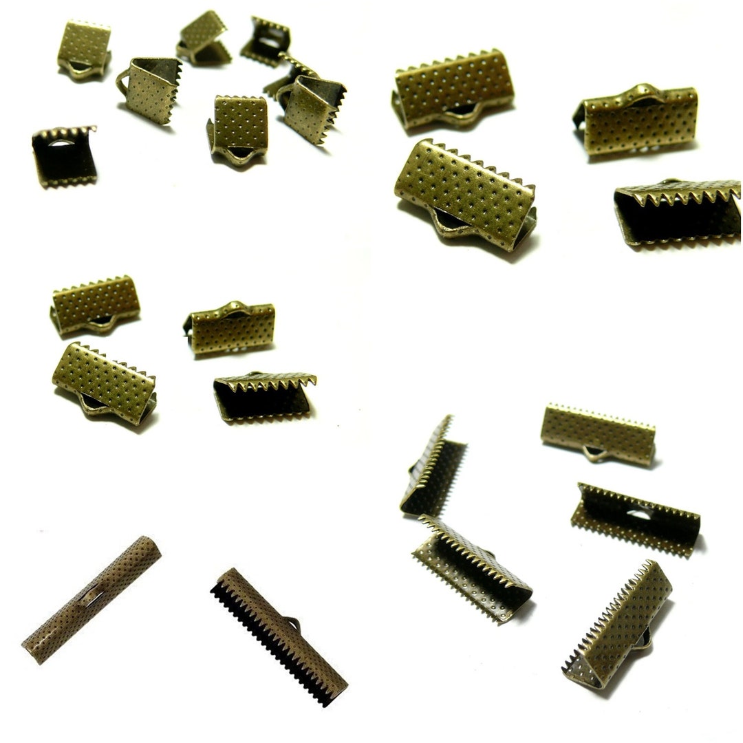 Griffe Pince ATTACHE RUBAN BRONZE 8mm, 10mm, 13mm, 16mm, 20mm, 25mm ...