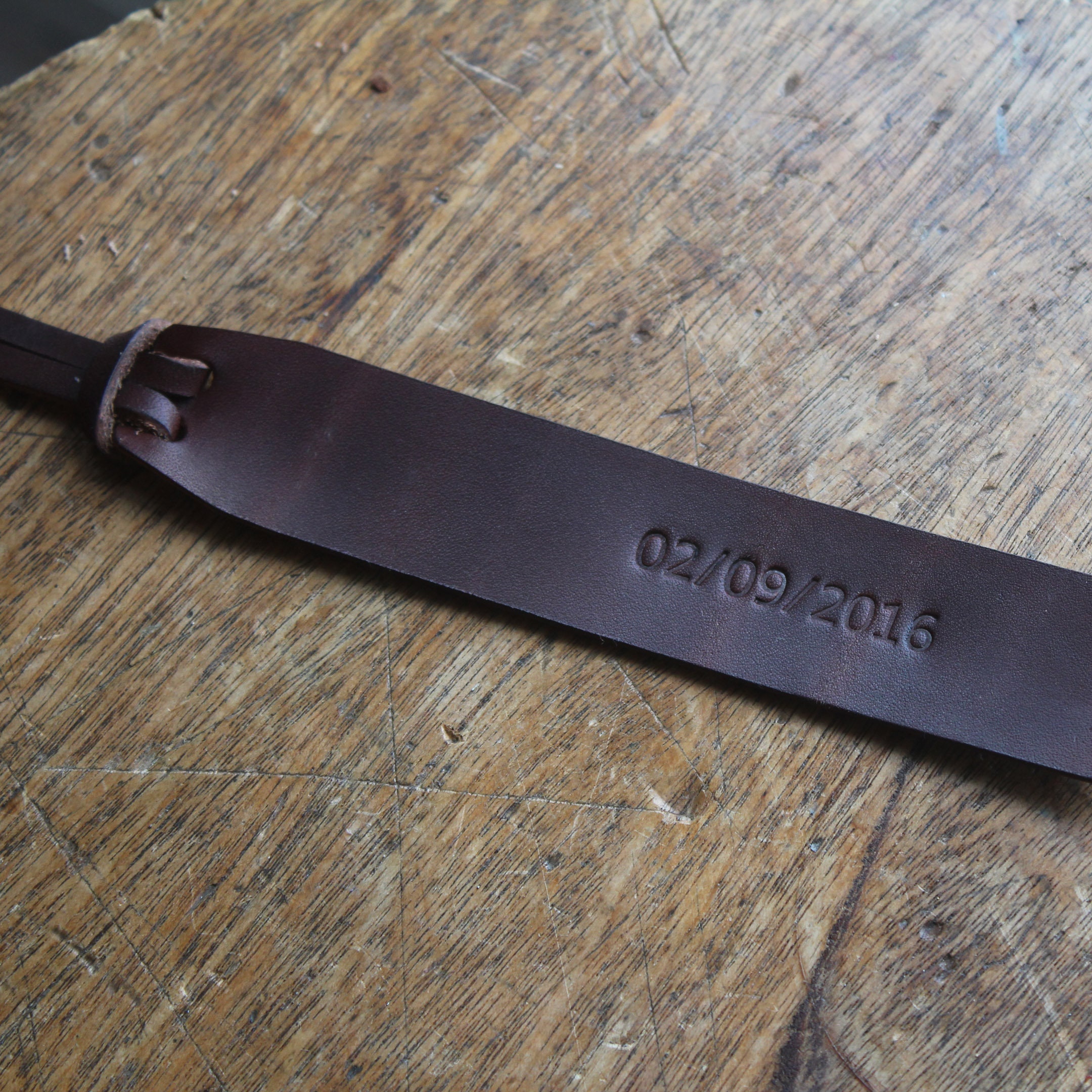 Personalised Leather Bookmark - Etsy