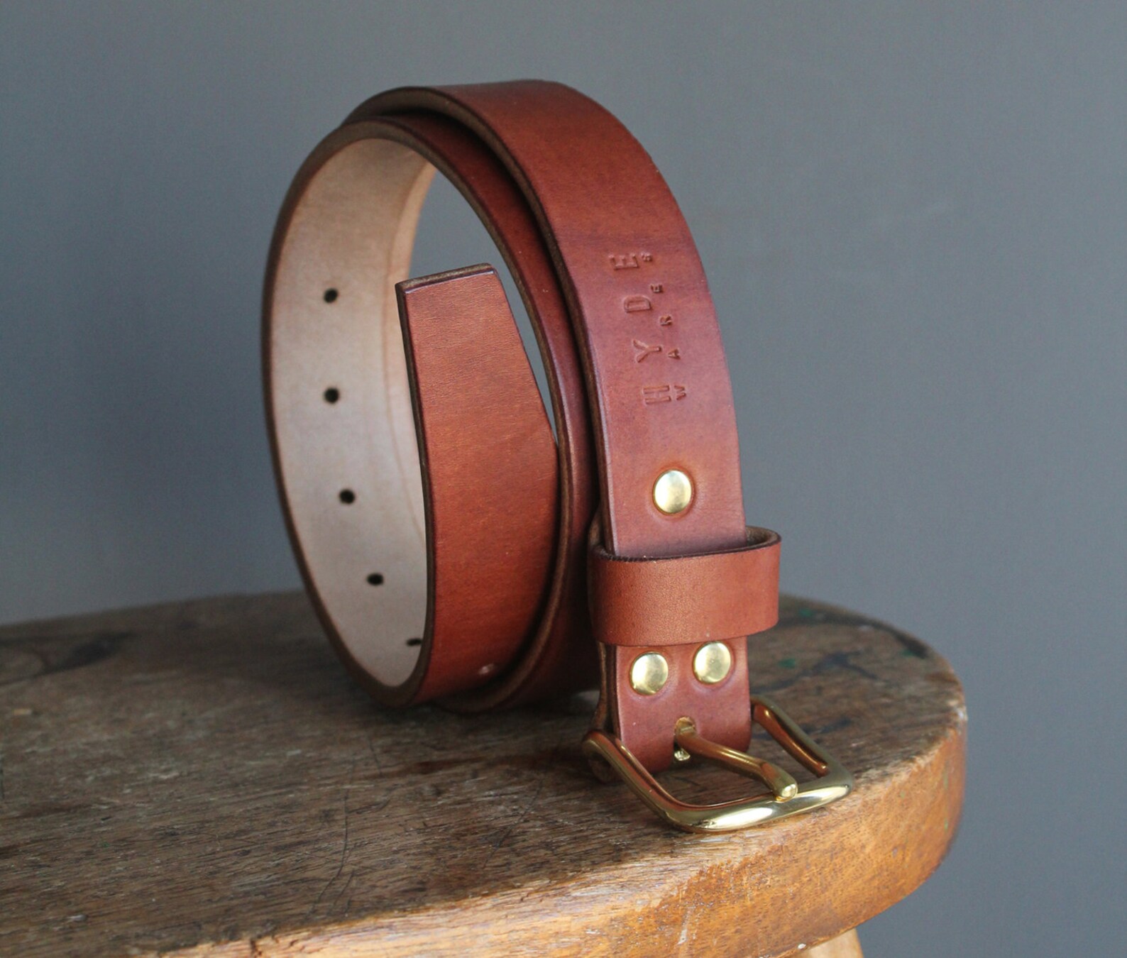 Personalised Handmade Leather Belt - Etsy