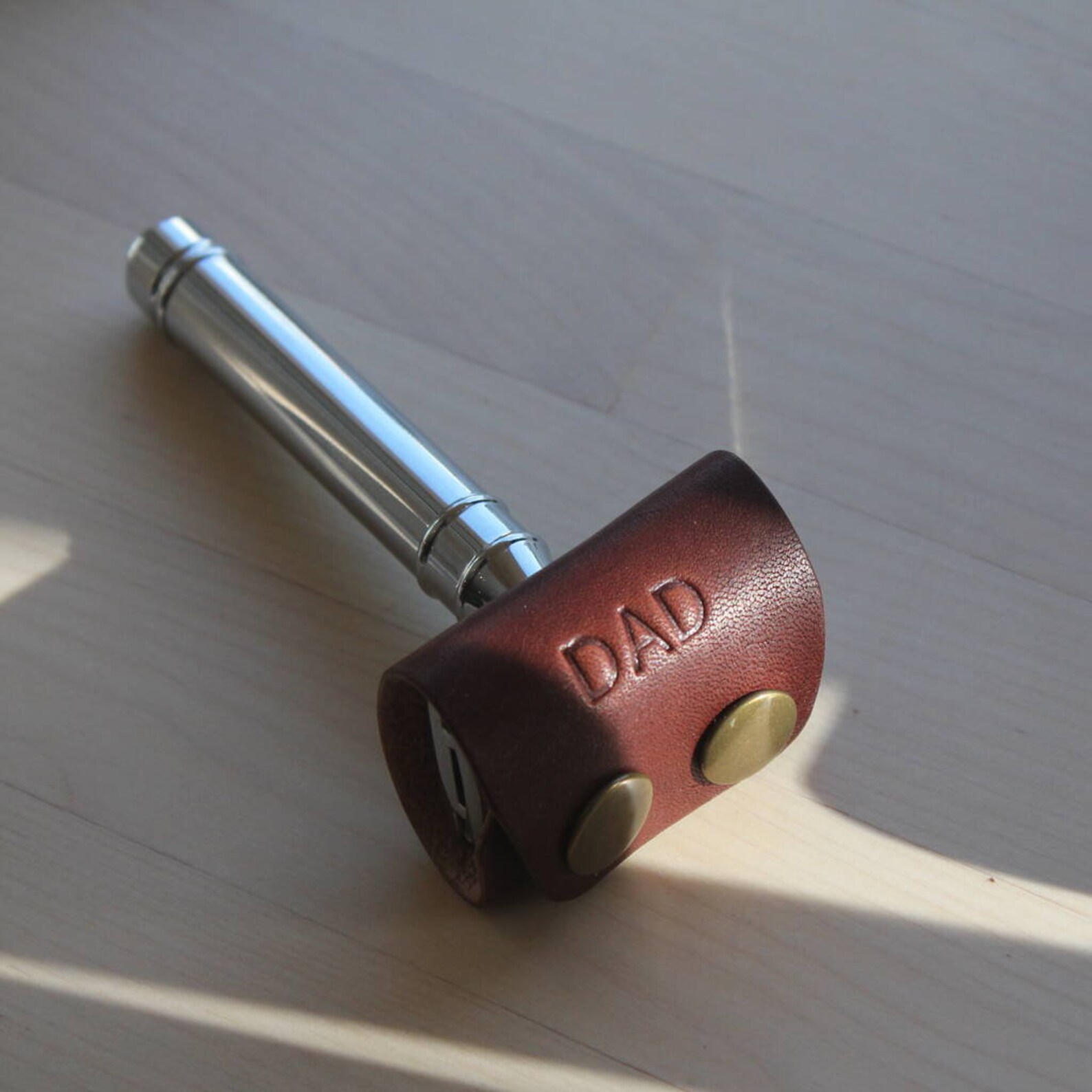 Personalised Leather Razor Cover - Etsy