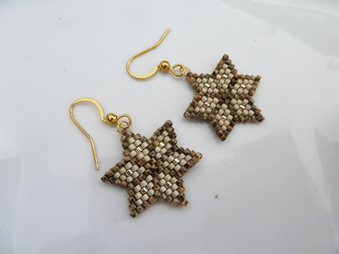 Weaved Earrings Form Triangle, Stylish - Etsy UK