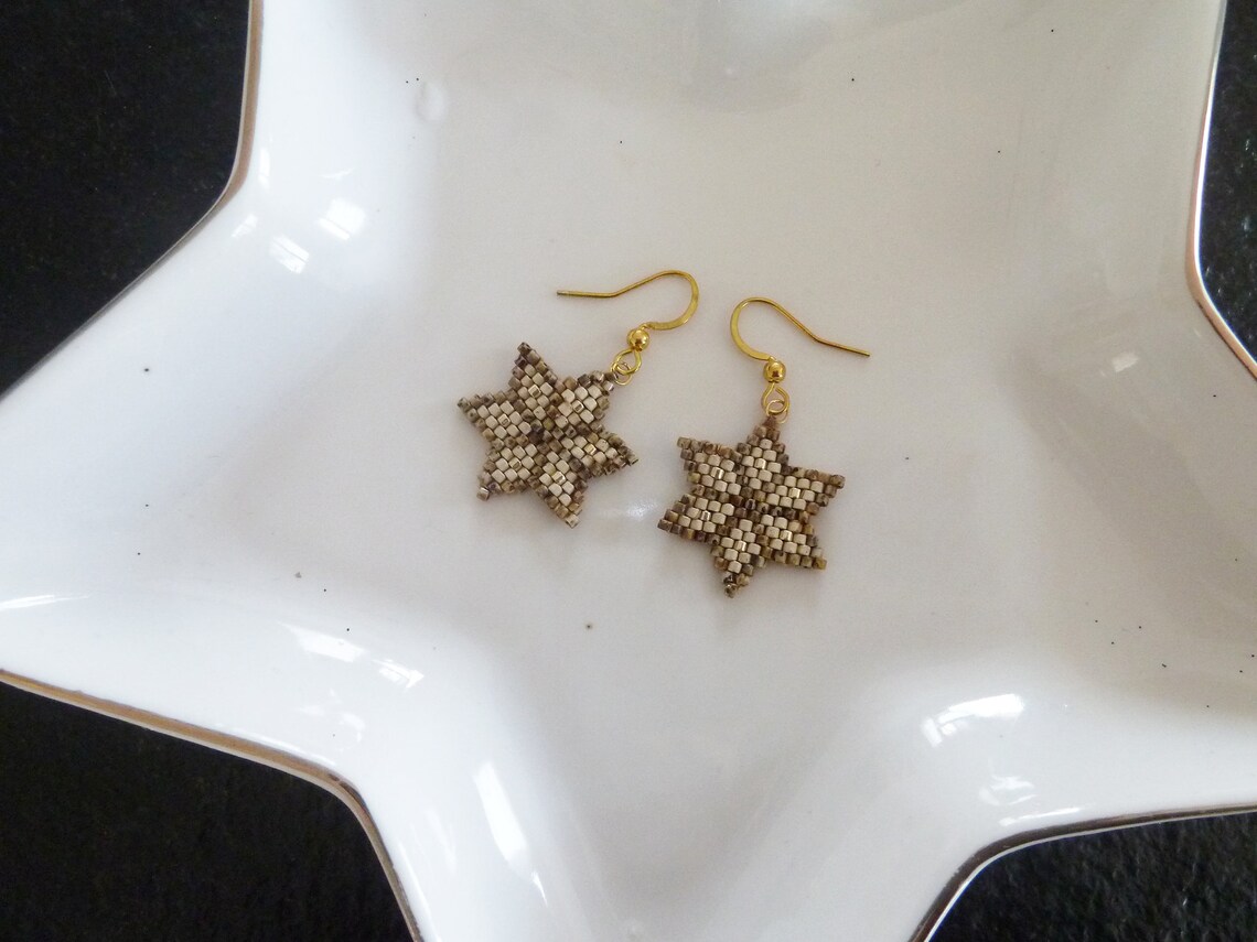 Weaved Earrings Form Triangle, Stylish - Etsy UK