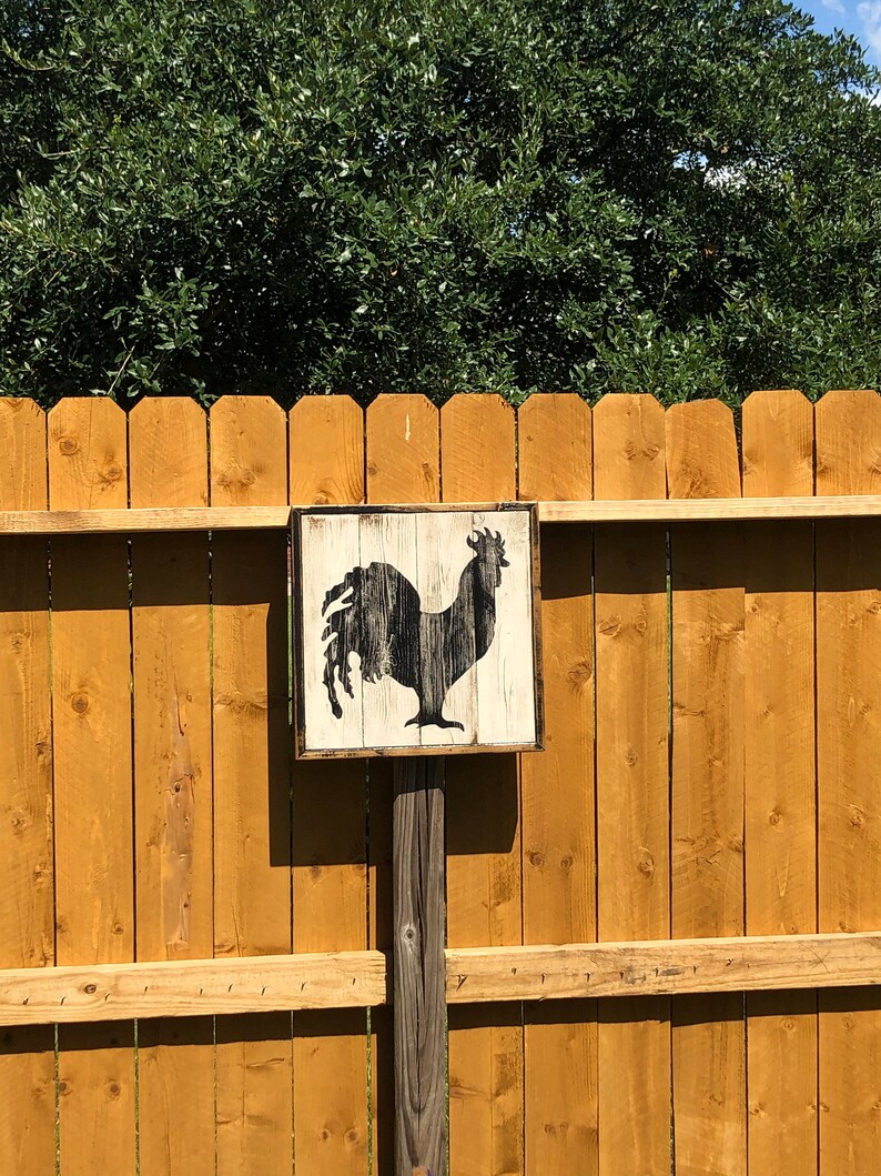Rustic Chicken Sign Rooster Vintage | Etsy