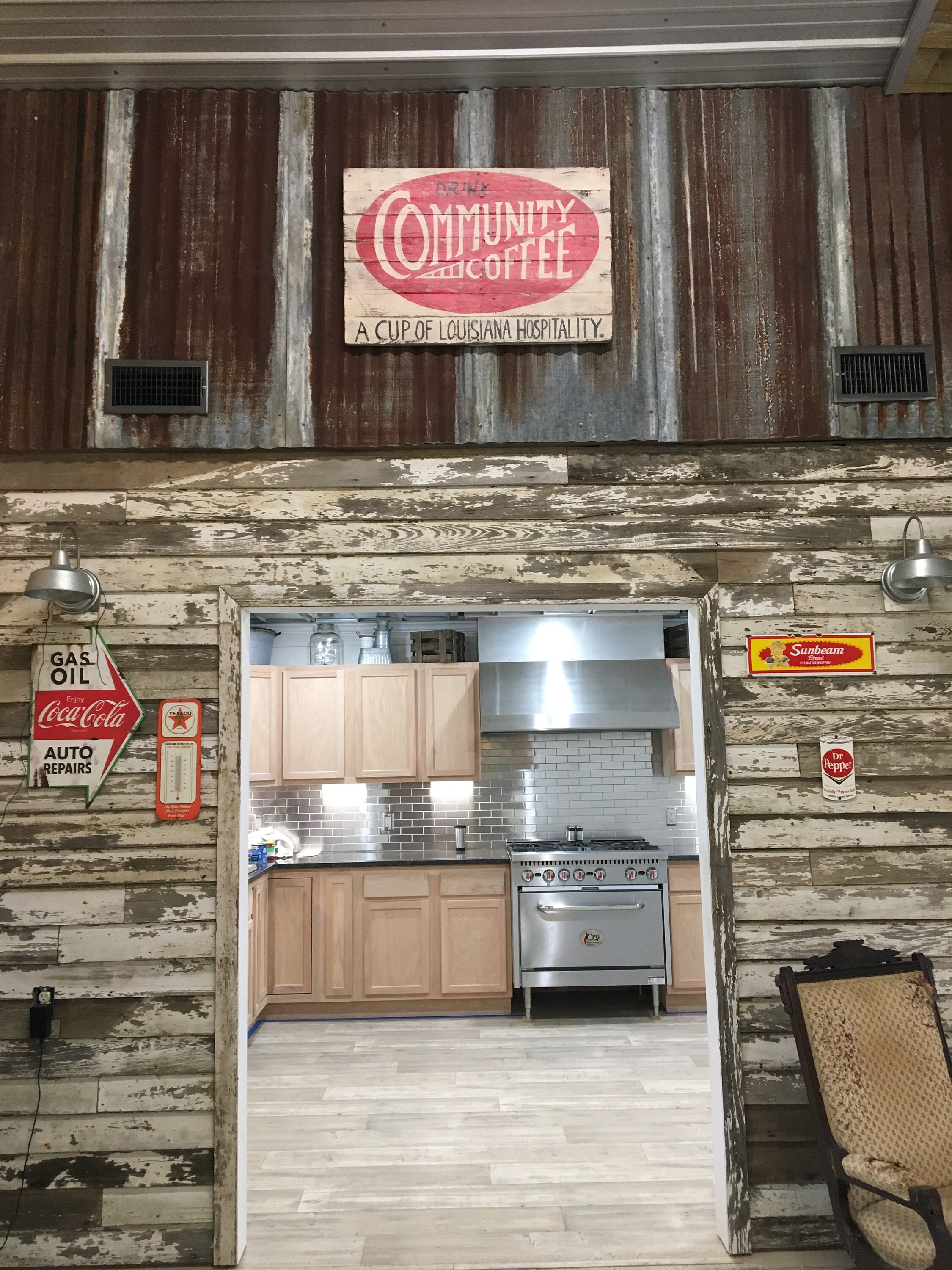 Vintage Rustic Community Coffee sign | Etsy