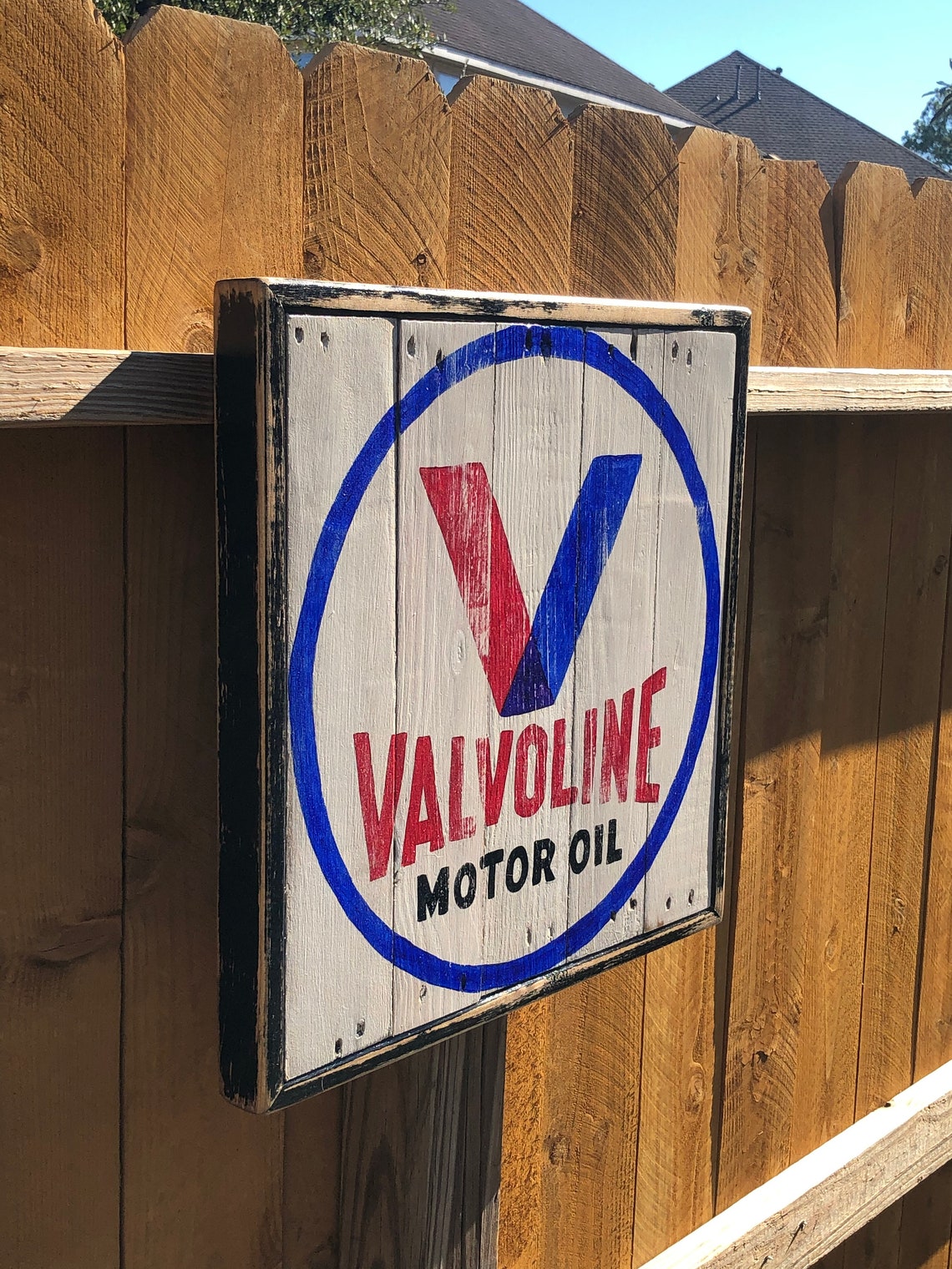 Vintage Rustic Valvoline Sign - Etsy