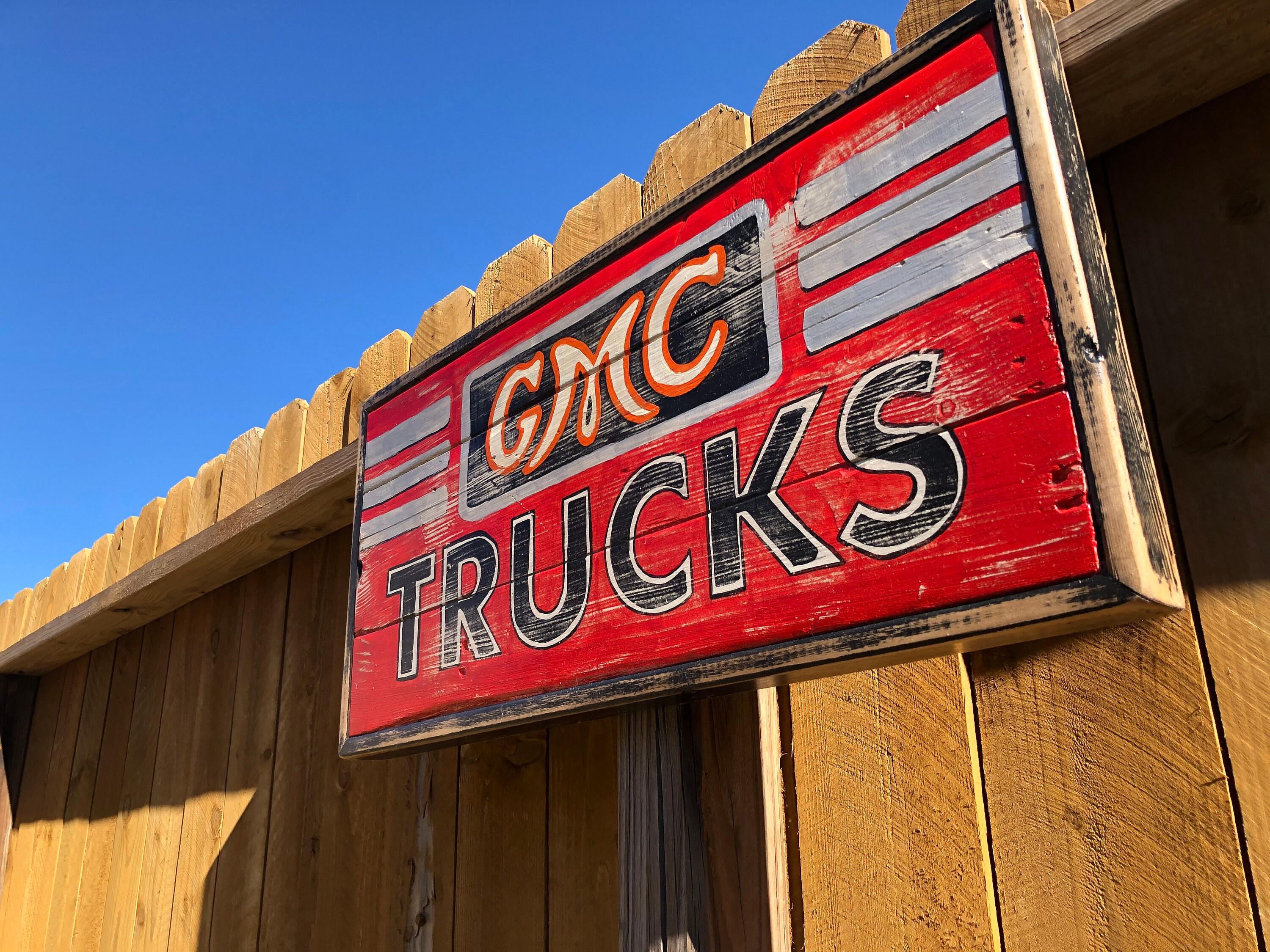 Rustic GMC Trucks Sign Chevy | Etsy