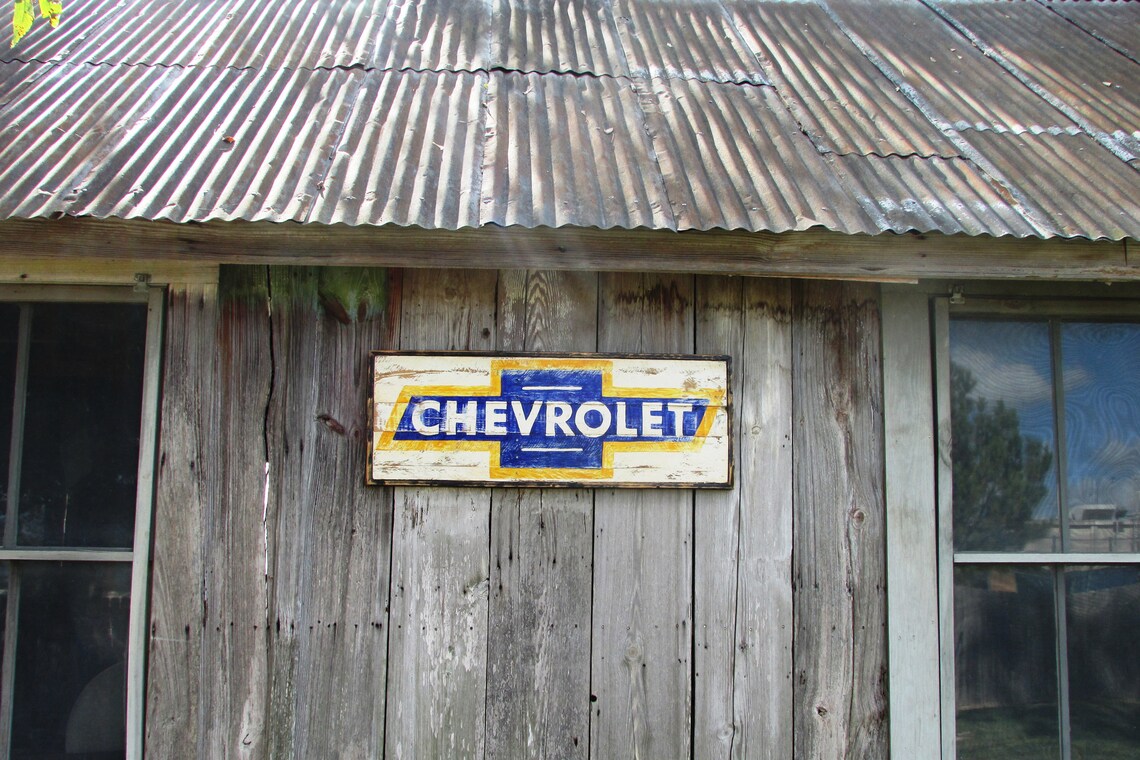 Rustic Chevrolet Sign Chevy | Etsy