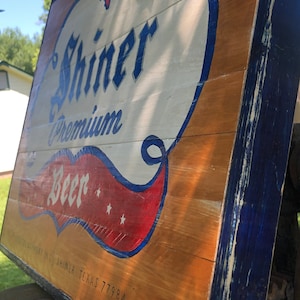 Vintage Shiner Bock Beer Rustic Sign - Etsy
