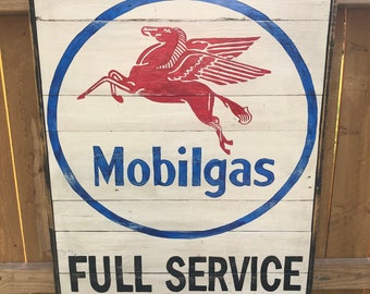 Mobil Pegasus Sign - Etsy