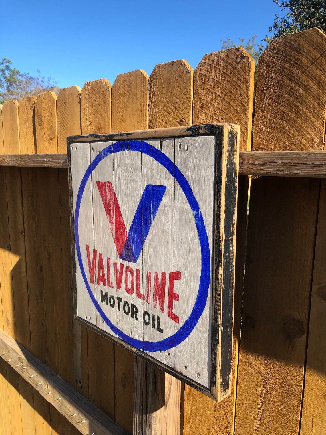 Vintage Rustic Valvoline Sign - Etsy