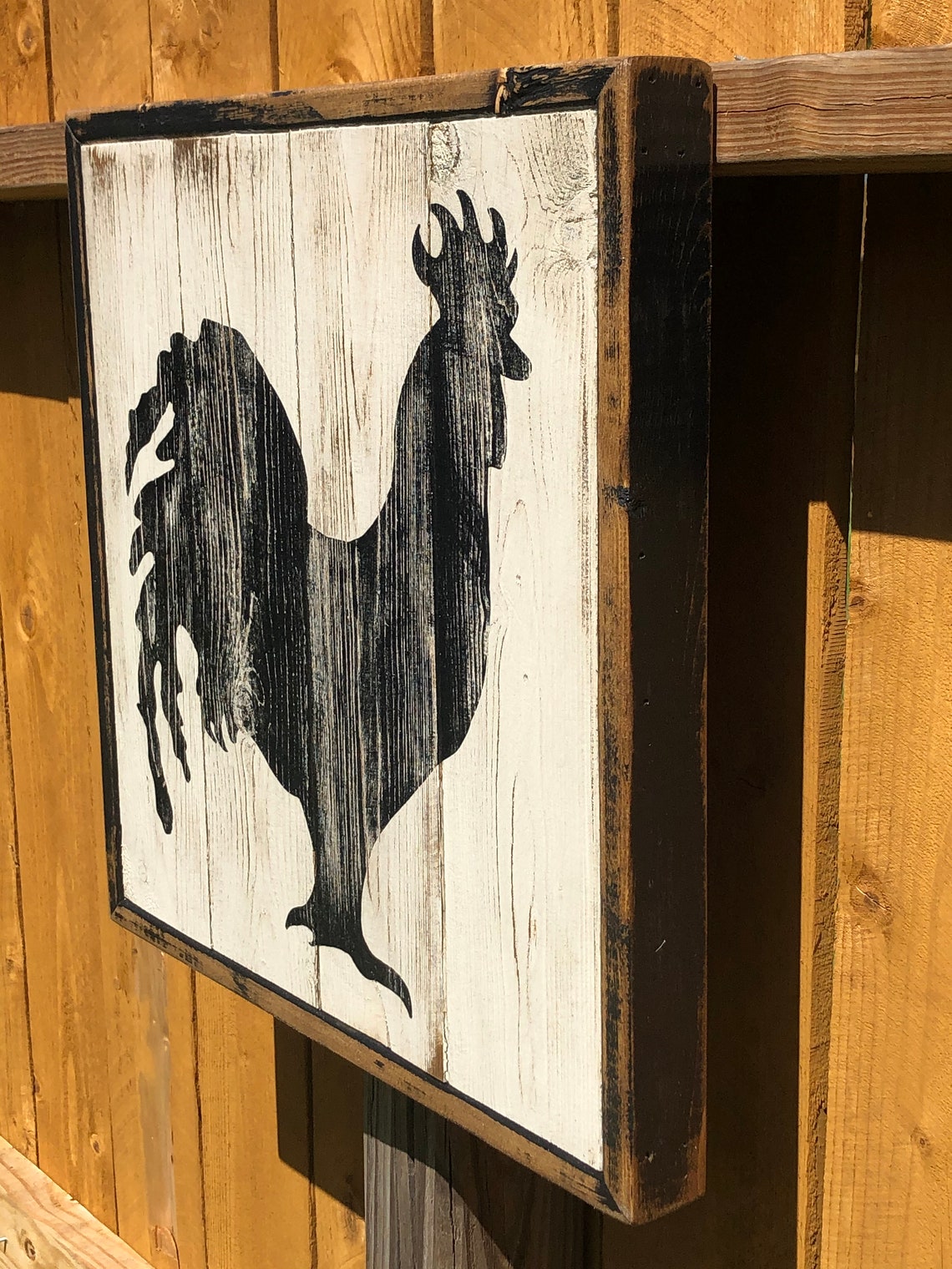 Rustic Chicken Sign Rooster Vintage | Etsy