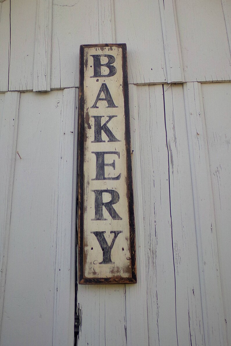 Large Rustic Farmhouse Style Bakery Sign - Etsy