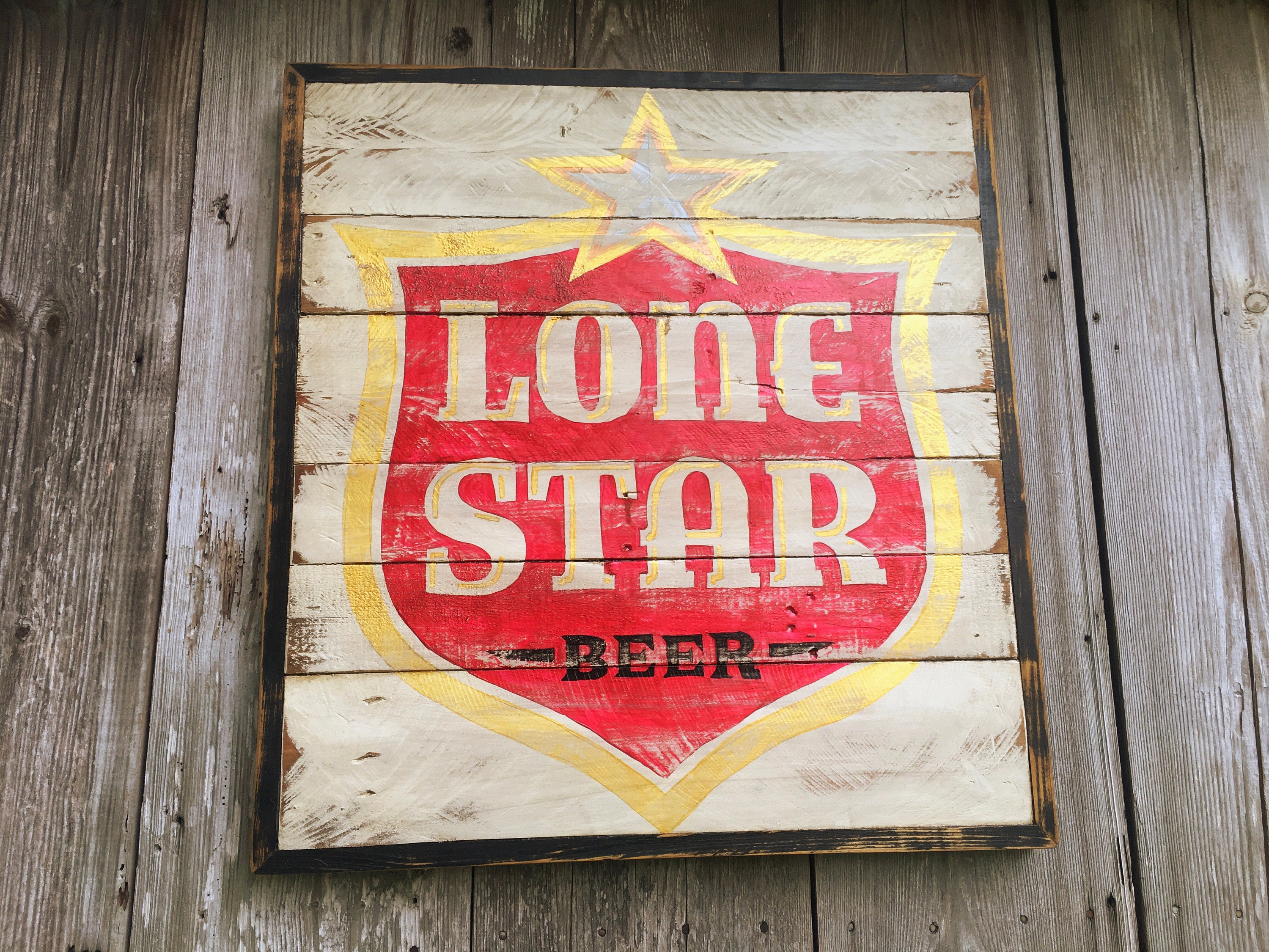 Lone Star Beer Sign for sale | Only 3 left at -65%