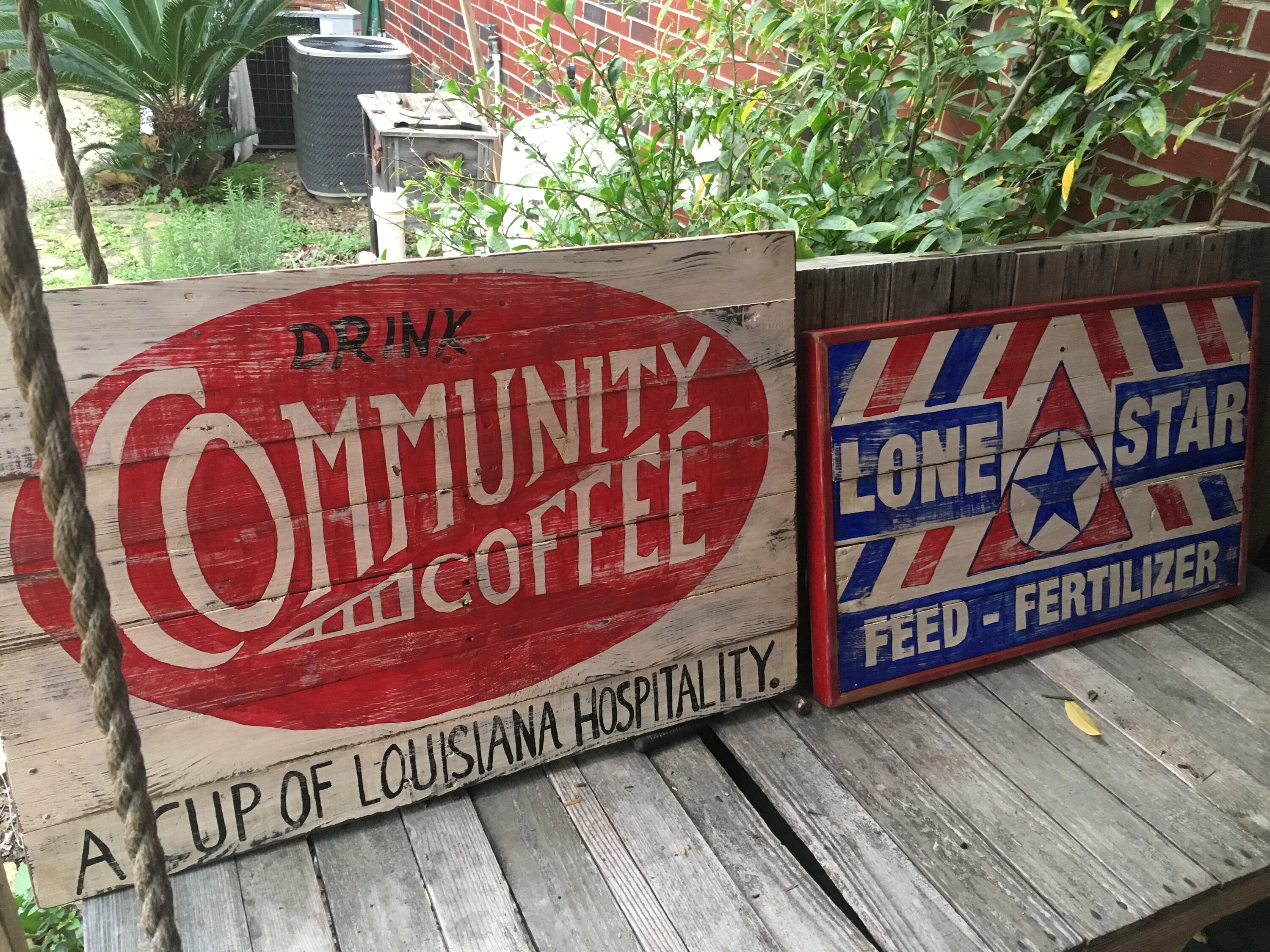 Vintage Rustic Community Coffee Sign - Etsy